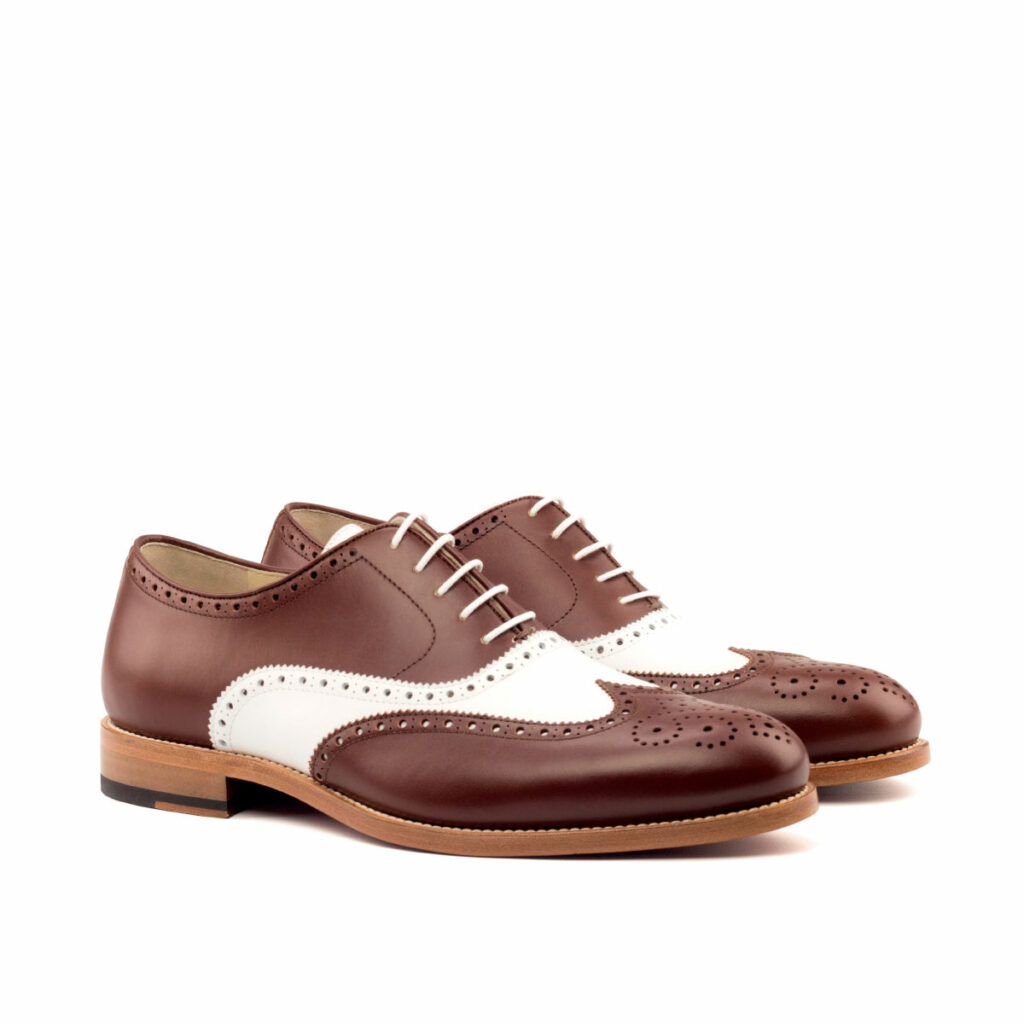 The Ron Brown/White Full Brogue - Eves & Gray