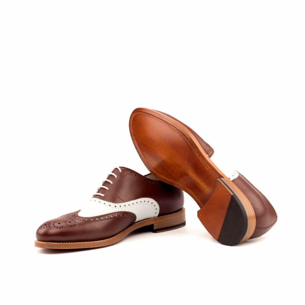 The Ron Brown/White Full Brogue - Eves & Gray